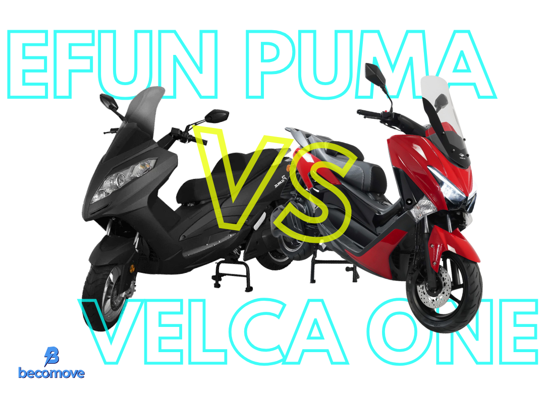Efun Puma vs Velca One ¿Qué moto eléctrica se adapta mejor a ti? | BECOMOVE