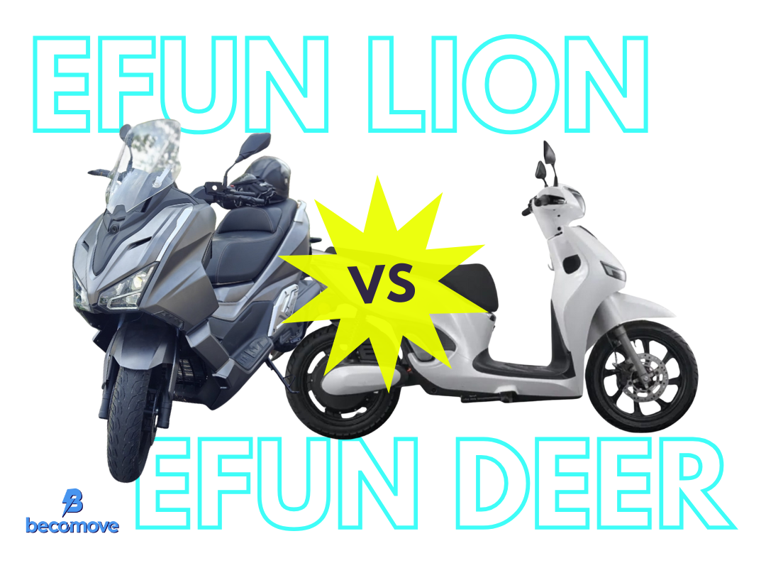 Efun: Motos Eléctricas con gran autonomía | BECOMOVE