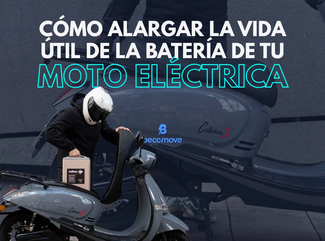 ¿Cómo alargar la vida útil de la batería de tu moto eléctrica?